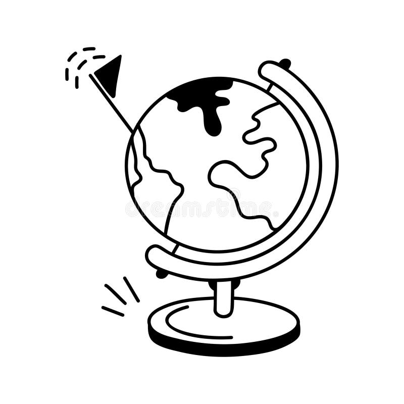 Visually Perfect Ico of Geography Icon in Modern Style Stock Vector ...