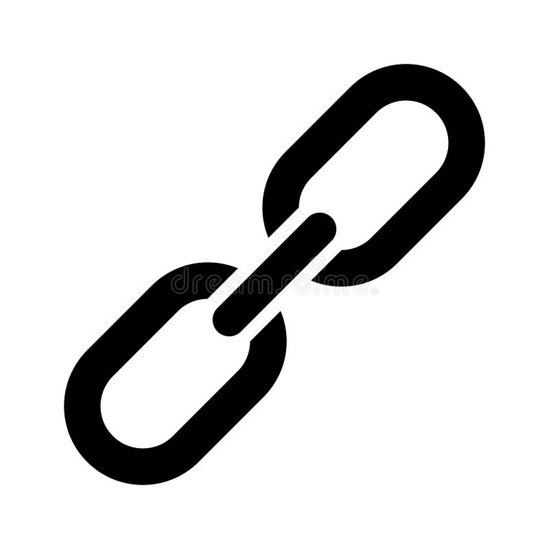 Visually Perfect Icon of Chain Link, Well Designed Vector of Link Stock ...
