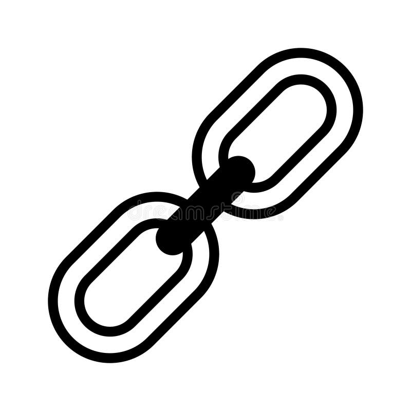 Visually Perfect Icon of Chain Link, Well Designed Vector of Link Stock ...