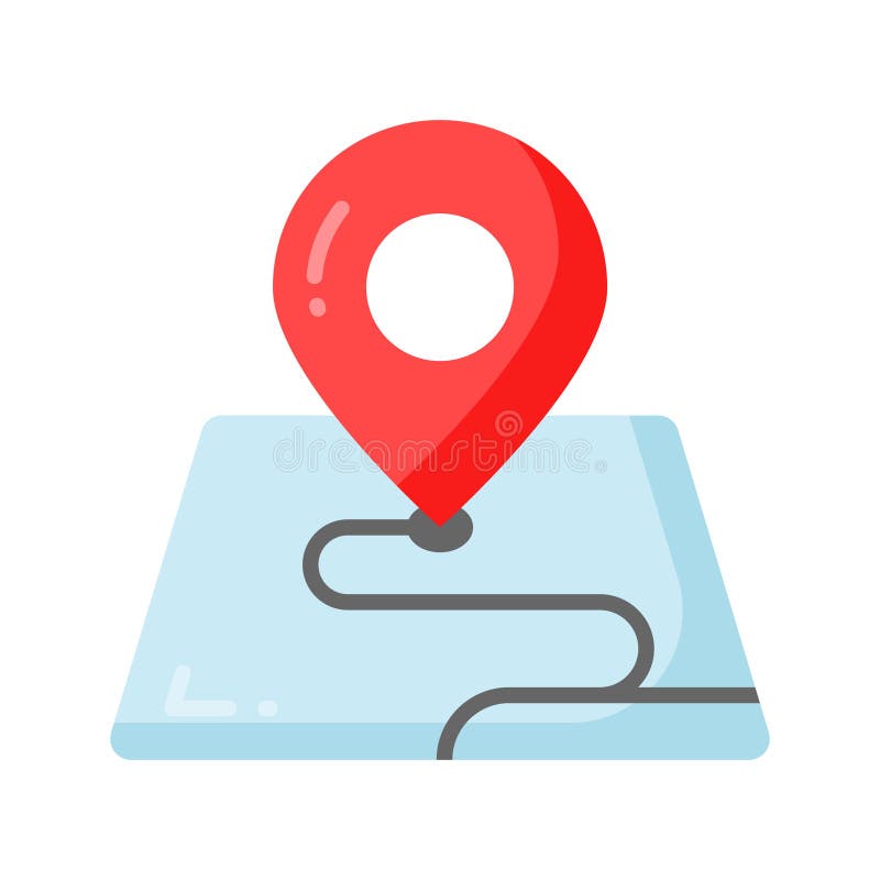 Visually Perfect Icon of Location Map, Editable Vector Stock Vector ...