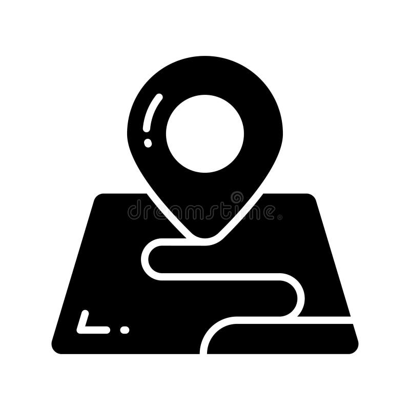 Visually Perfect Icon of Location Map, Editable Vector Stock Vector ...