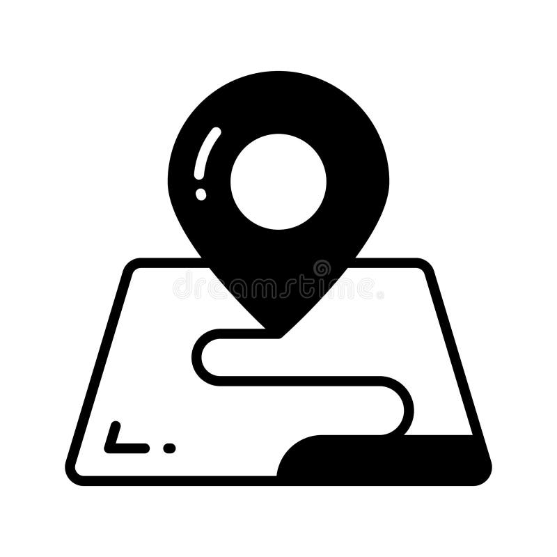 Visually Perfect Icon of Location Map, Editable Vector Stock Vector ...