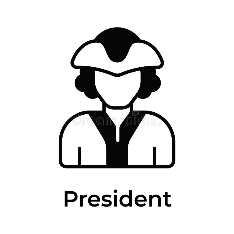 Visually Perfect Icon of President, Ready To Use Vector Stock Vector ...