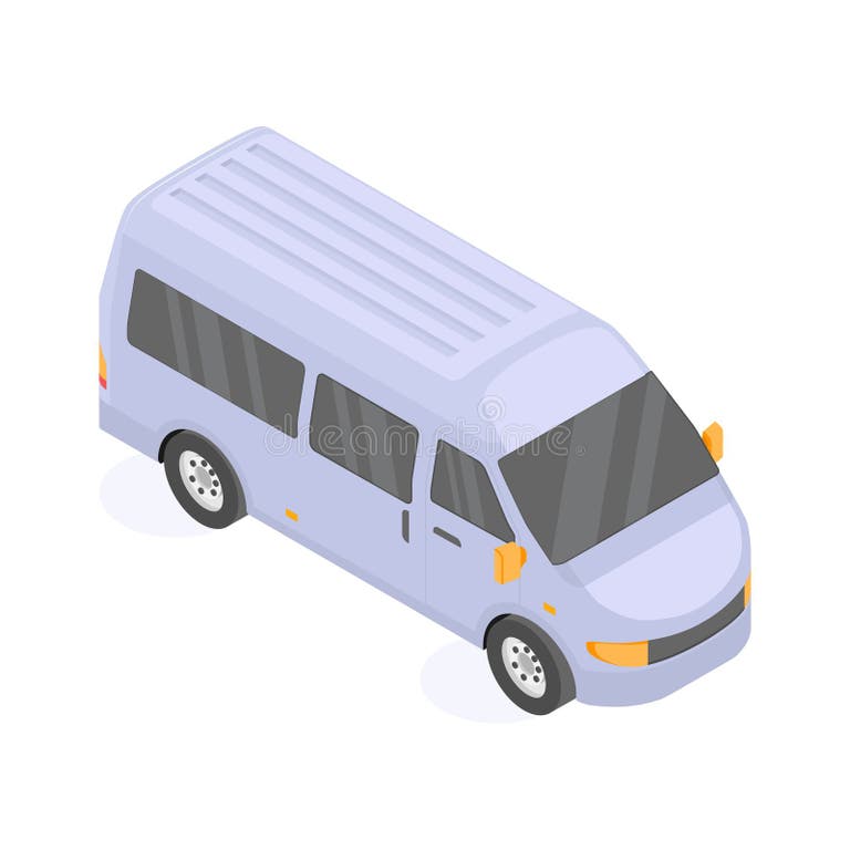 Visually Perfect Minibus Icon Representing a Medium-sized Passenger ...