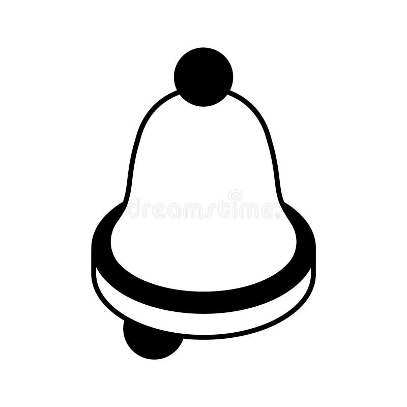 Visually Perfect Notification Bell Isometric Vector Design, Ringing ...