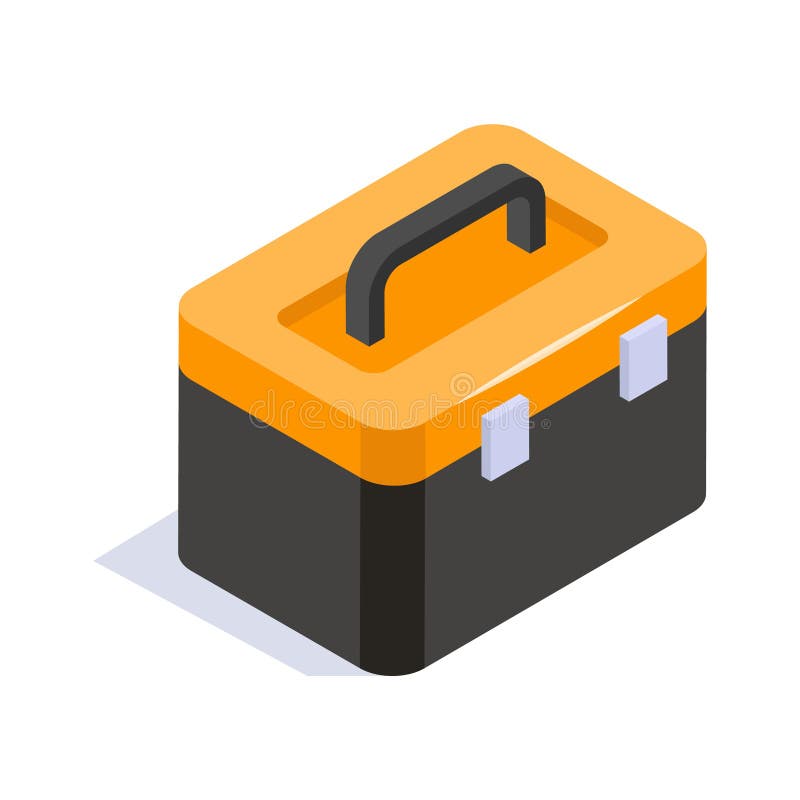 Visually Perfect Toolbox Isometric Icon, Ready for Premium Use Stock ...