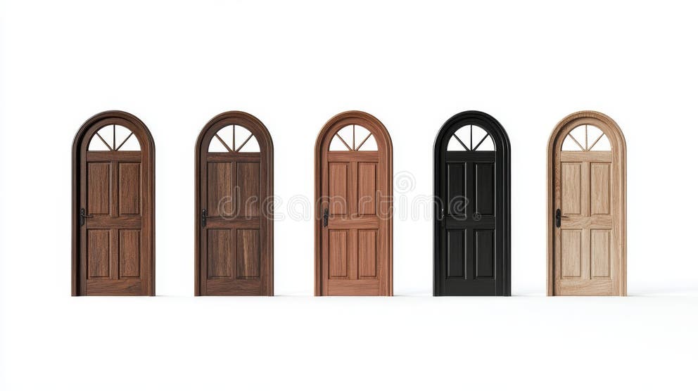 A Visually Rendered Showcase of Multiple Door and Window Configurations ...