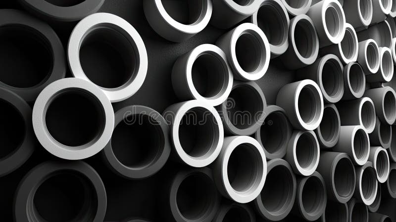 Abstract Cylindrical Pattern Stock Image - Image of engineering, banner ...