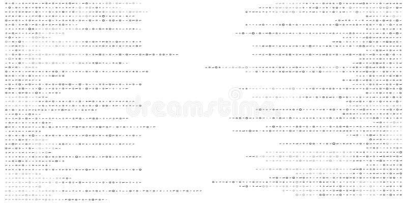 Binary Code Zero One Abstract Matrix White Background With Binary 5868
