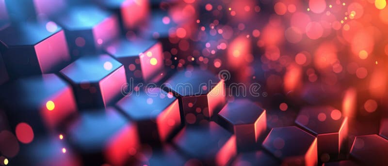 A Visually Striking Abstract Geometric Background Featuring Hexagon ...