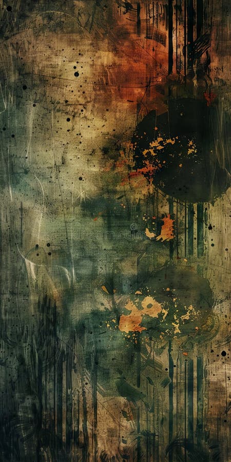 Abstract Grunge Background with Earthy Tones and Textured Layers Stock ...