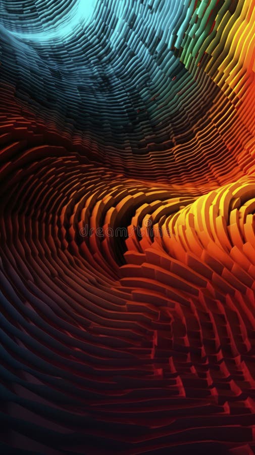 Visually Striking Abstract Representation of Sound Waves in Motion AI ...