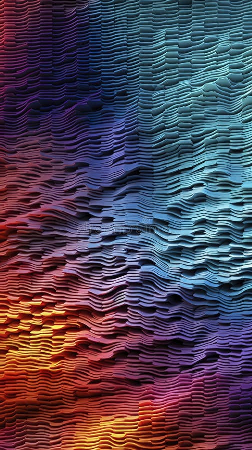 Visually Striking Abstract Representation of Sound Waves in Motion AI ...