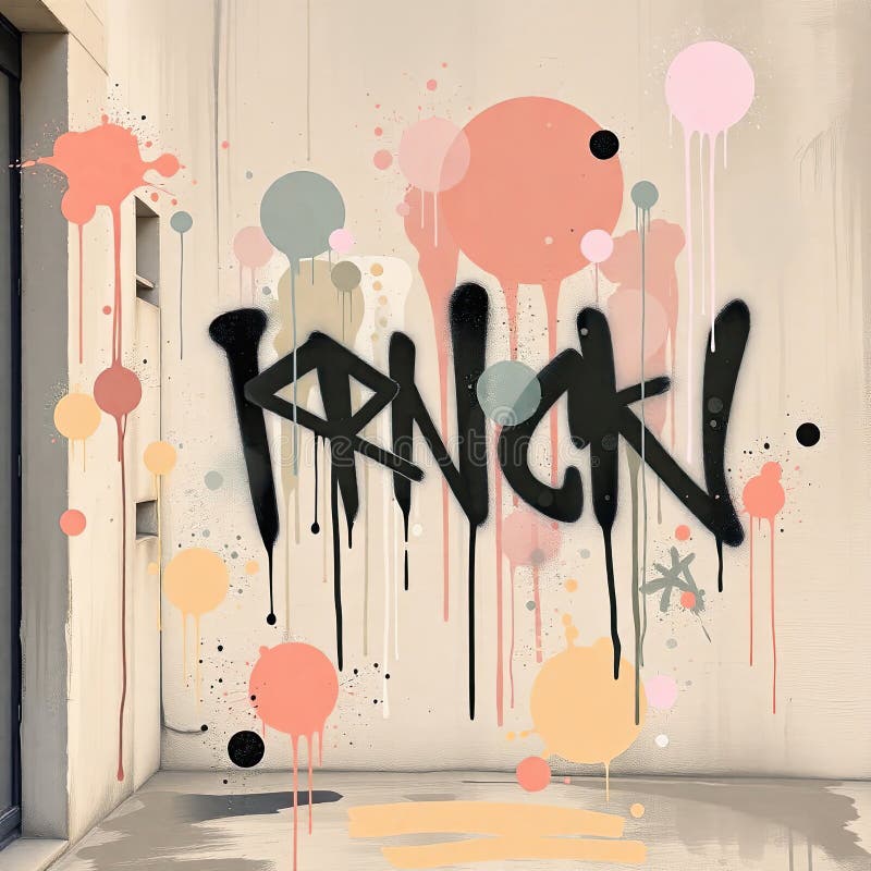 A Visually Striking Background with Dark, Irregular Ink Marks and Splattered Paint Stock Photo ...