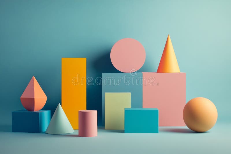 Elegant Geometric Harmony stock illustration. Illustration of stylish ...