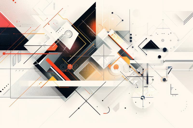 Harmonious Geometric Patterns Stock Illustration - Illustration of ...