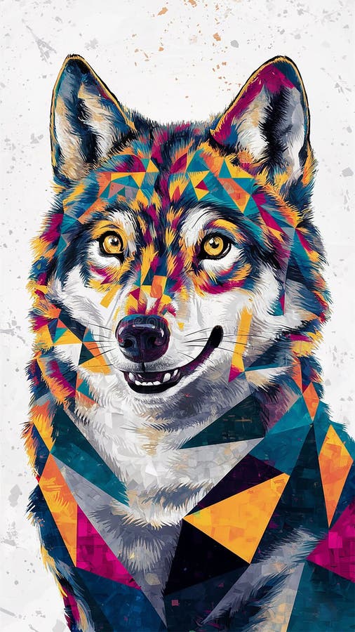 A Visually Striking and Conceptual Illustration of a Cubist-designed ...