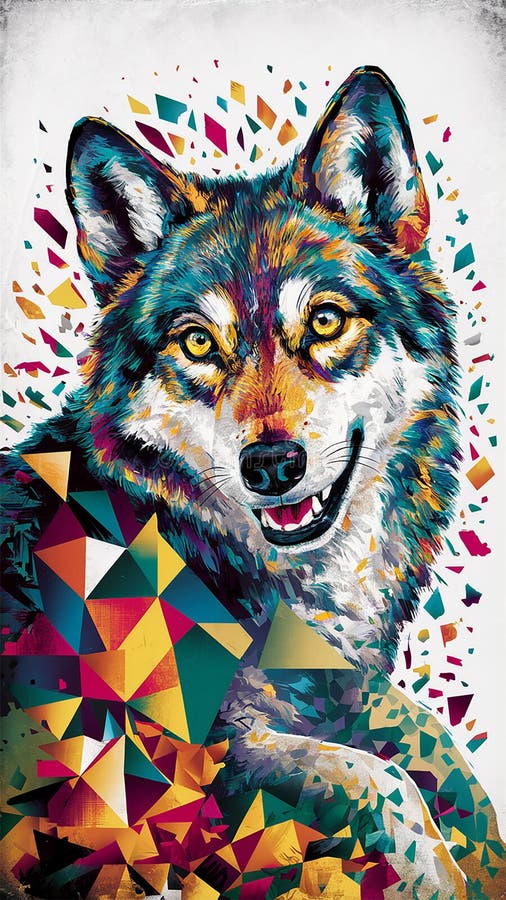 A Visually Striking and Conceptual Illustration of a Cubist-designed ...