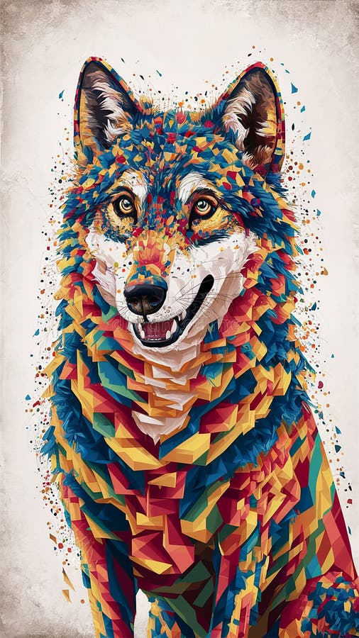 A Visually Striking and Conceptual Illustration of a Cubist-designed ...