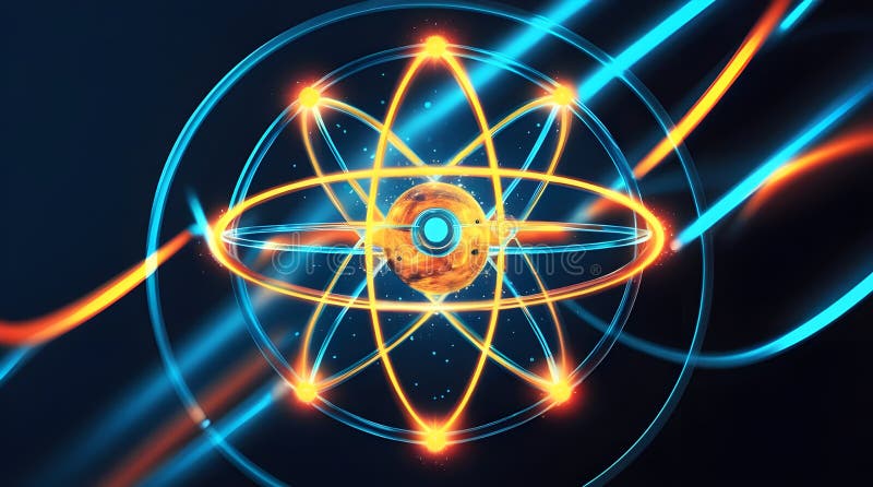 Cyan Orbital Pathways Stock Illustrations – 2 Cyan Orbital Pathways ...