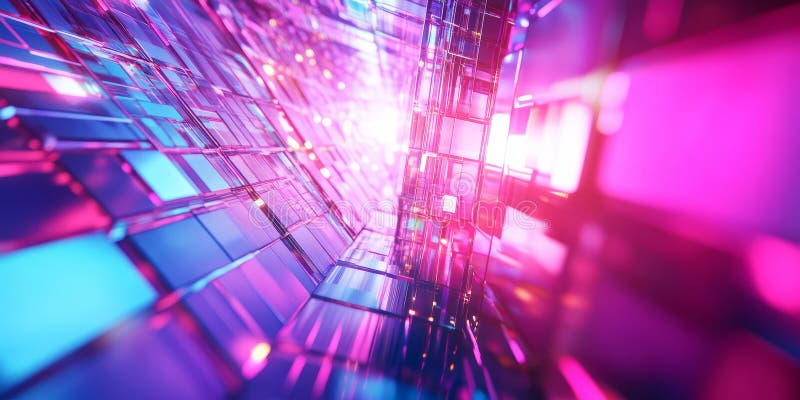 A Visually Striking 3D Abstract Background Featuring Layered ...