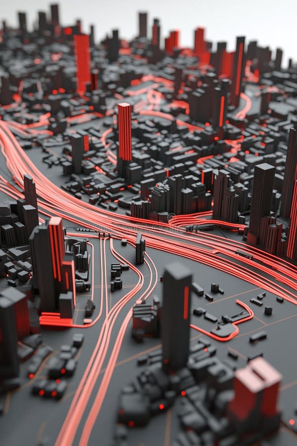 A Visually Striking 3D Urban Map with Traffic and GIS-linked Data ...