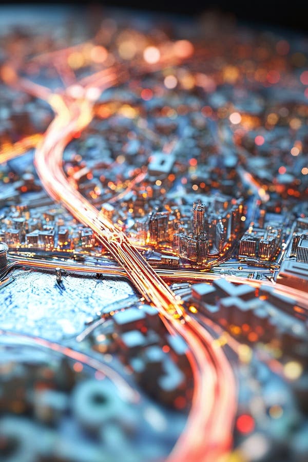 A Visually Striking 3D Urban Map with Traffic and GIS-linked Data ...