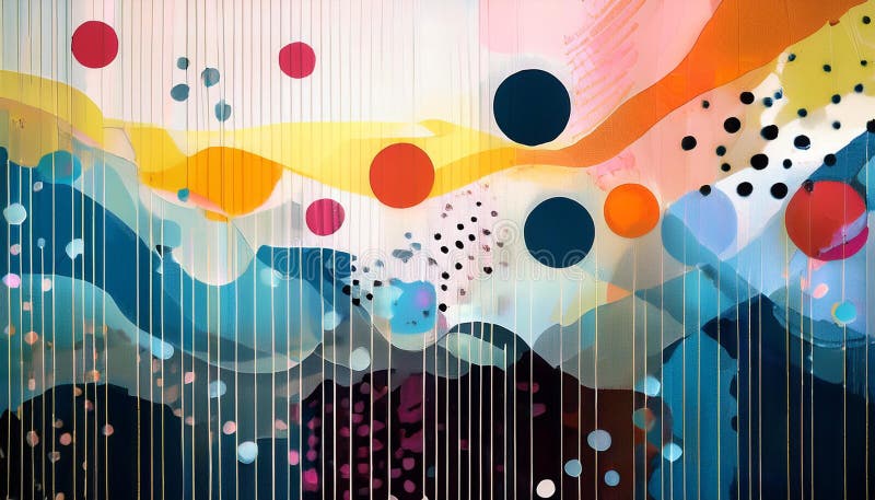 Simplicity with Stained Effect and Transparent Collage Elements Stock ...