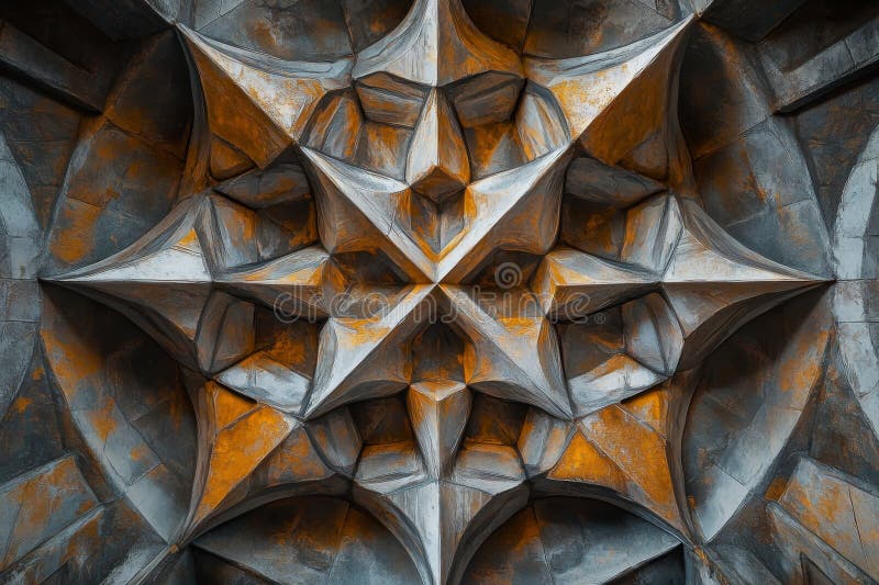 Infinite Geometry Tessellation Artwork Stock Illustration ...