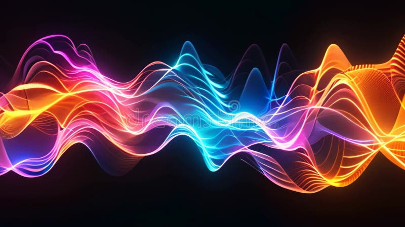 A Visually Striking and Dynamic Wave of Bright, Vibrant Colors ...