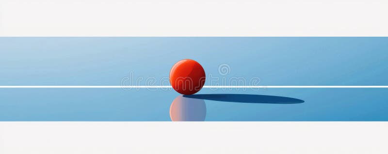 Minimalistic Art Red Ball Blue Table Surface Stock Photos - Free ...