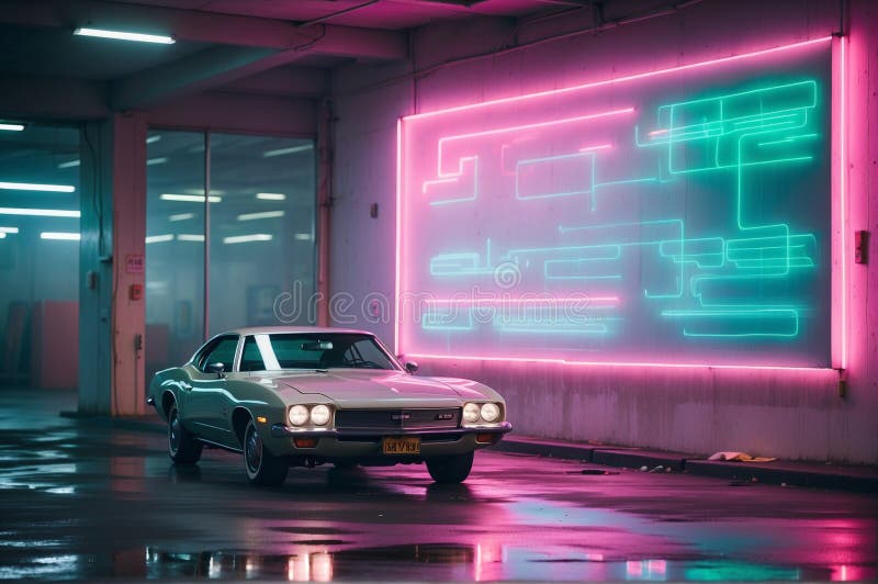 A Visually Striking Holographic Grungy Cybercrime Scene. AI Generated ...