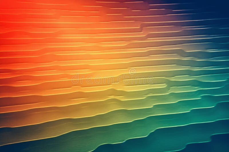 Colorful Light on Dark: Rainbow Screen Background, Generative AI Stock ...