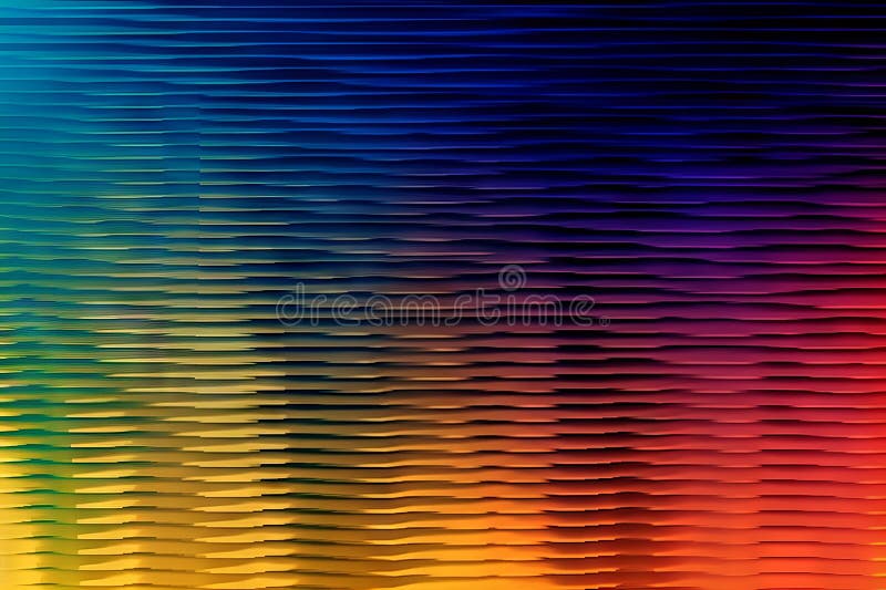 Colorful Light on Dark: Rainbow Screen Background, Generative AI Stock ...
