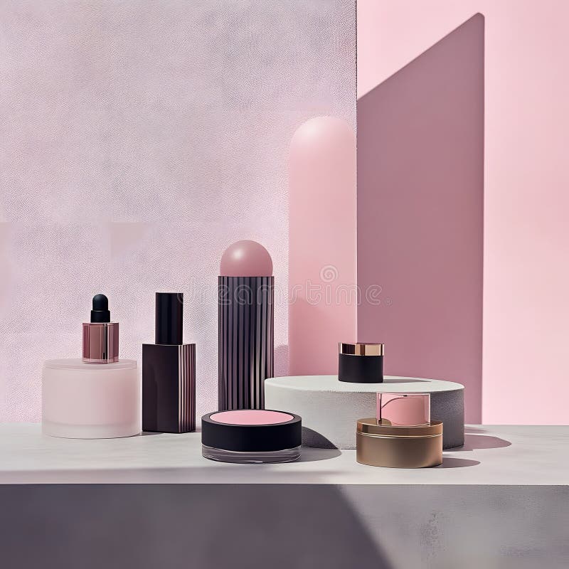 Modern Still Life with Soft Transcendent Pink Color Palette in Retail ...