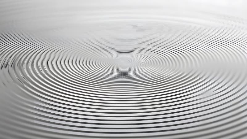 Abstract Silver Concentric Circles Ripple Pattern Water Like Texture ...