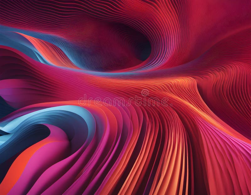 A Visually Striking and Immersive Image Showcasing a Dynamic Distorted ...