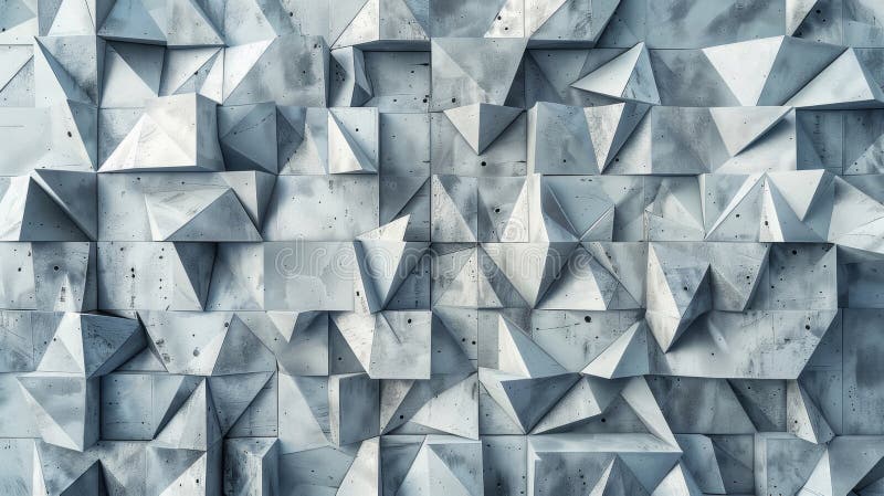 A Visually Striking Mosaic of Triangular and Rectangular Polygons ...
