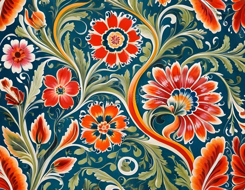 Norwegian Scandinavian Rosemaling Traditional Handpainted Folk Art in ...