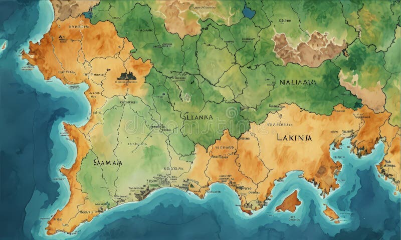 Map the balkans region stock illustration. Illustration of textured ...