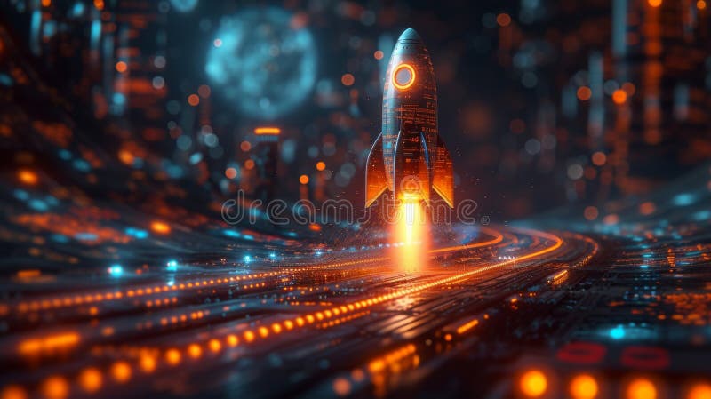 A Visually Striking Progress Bar Chart with an Abstract Representation ...