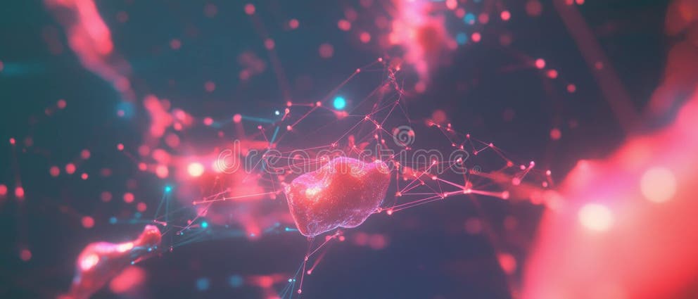 Visually Striking Representation of a 3D Network Graph Illustrating ...