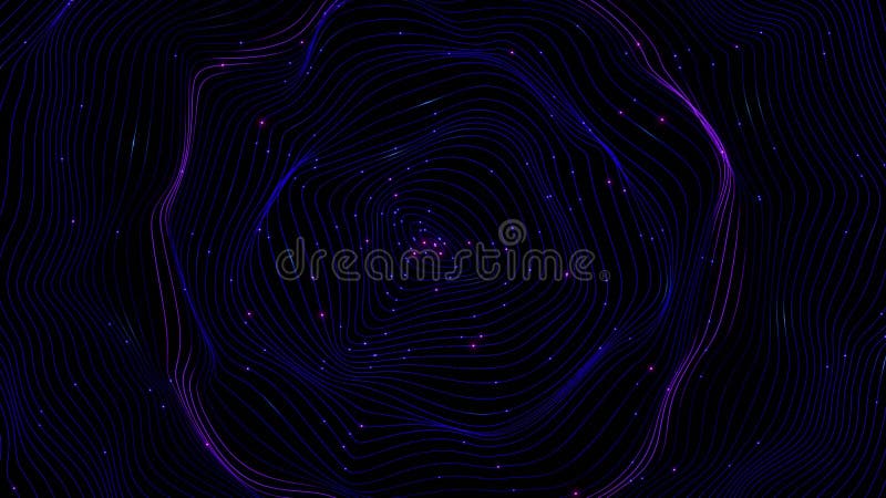 Sleek Animated Blue Lines Technology Background Loop Animated Stock ...