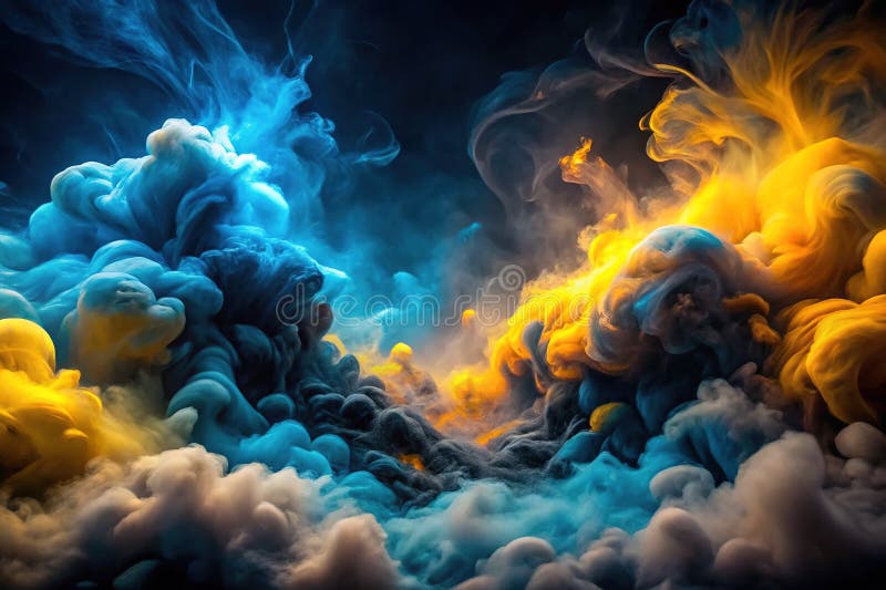 A Visually Stunning Abstract Background Featuring Ethereal Blue and ...
