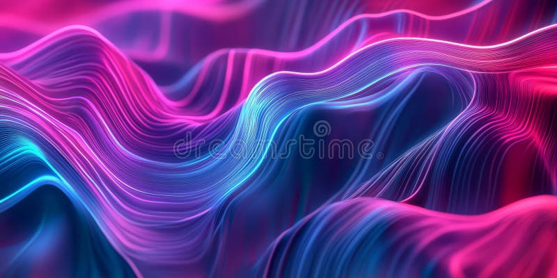 A Visually Stunning Abstract Background with Layered Currents of Softly ...