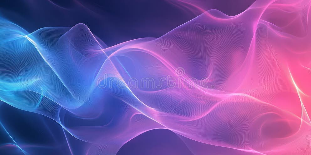 A Visually Stunning Abstract Background with Layered Currents of Softly ...