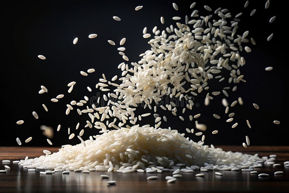 A Visually Stunning Abstract Representation of Falling Rice Grains ...