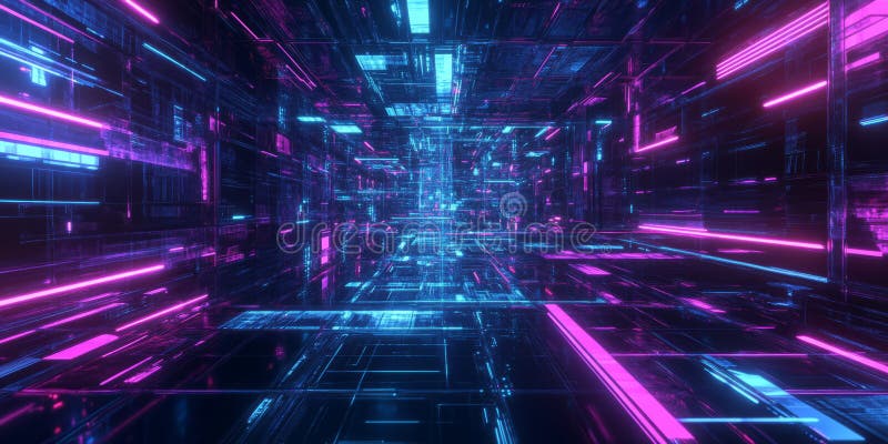 A Visually Stunning 3D Abstract Background Displaying an Intricate ...