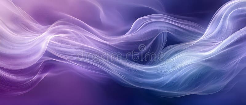Future Dusk Color Trends: Elegant Abstract Waves Stock Illustration ...