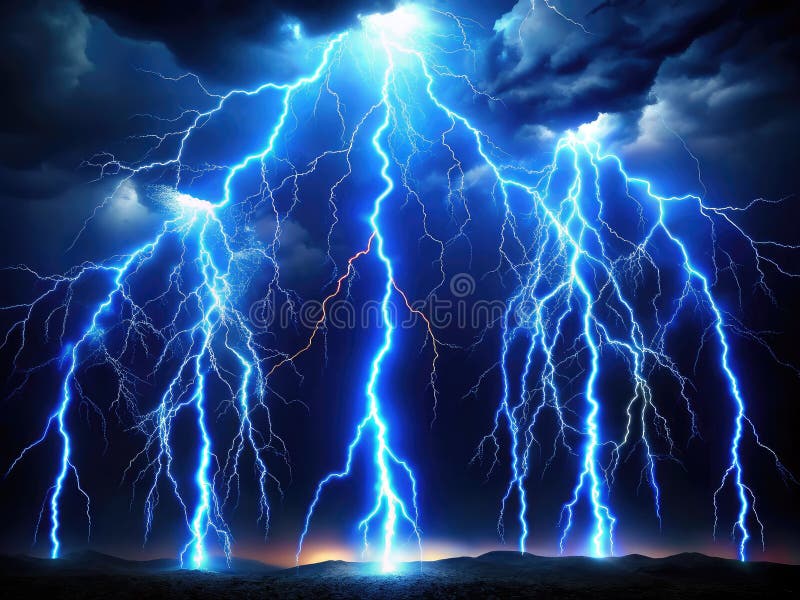 A Visually Stunning Looping TiltShift Animation of a Dramatic Lightning ...